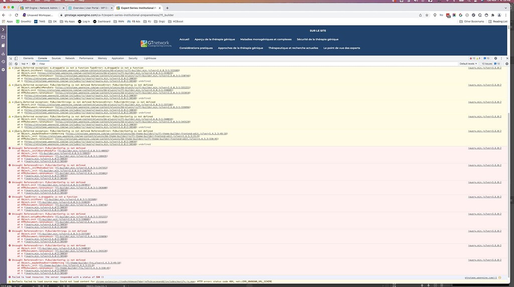 Can't edit with beaver builder FLBuilderConfig is not defined - Beaver Builder - Beaver Builder ...
